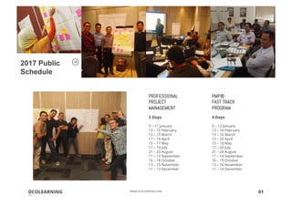2017 Project Management Workshop Schedule - Project Management Training - Dcolearning - Jakarta ...