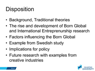 2016.03.02 The Born Global firm | PPT