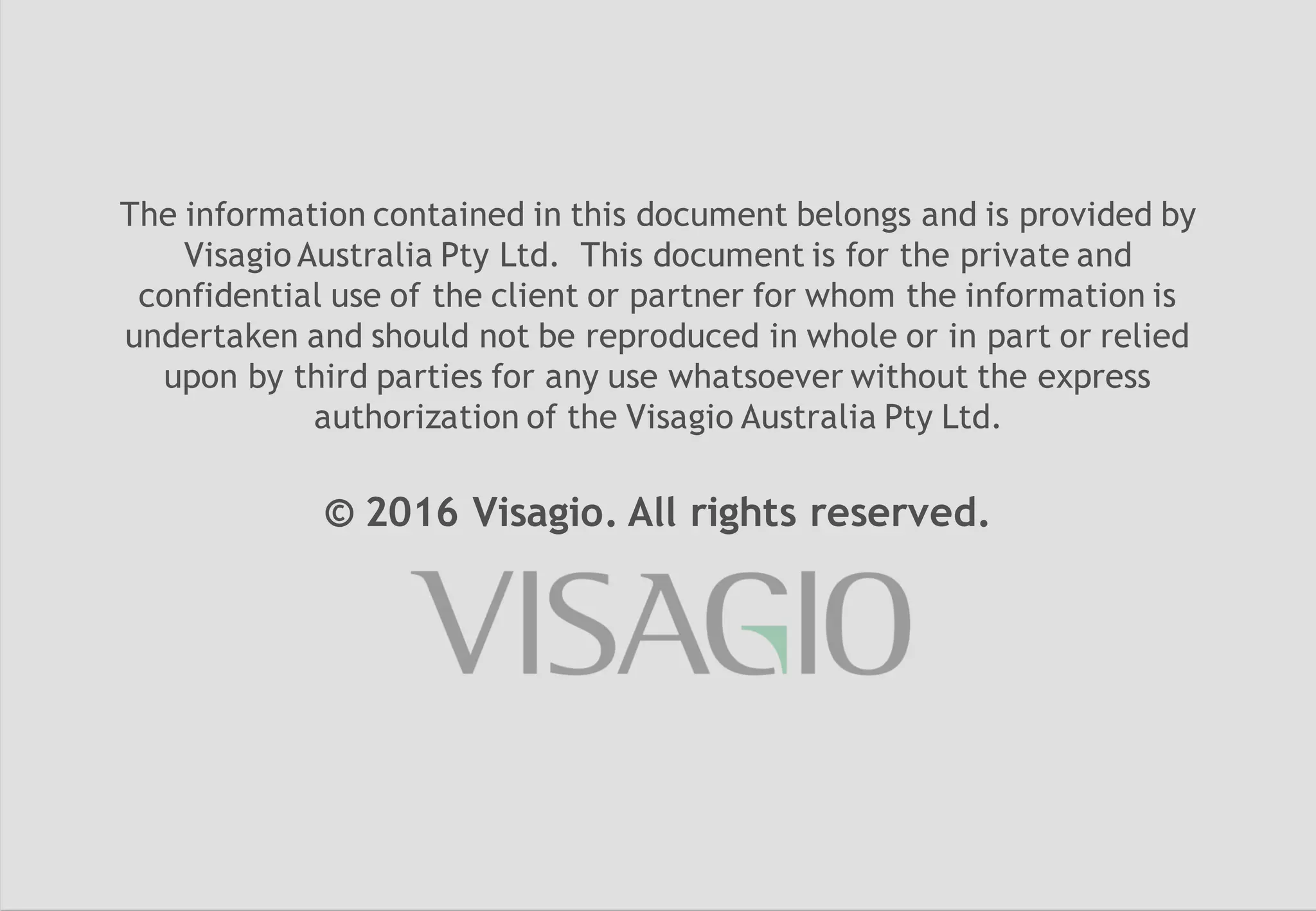 Visagio - Human Change Management | PDF