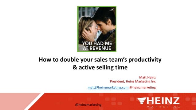 Doubling your sales teams productivity and active selling time | PPTX