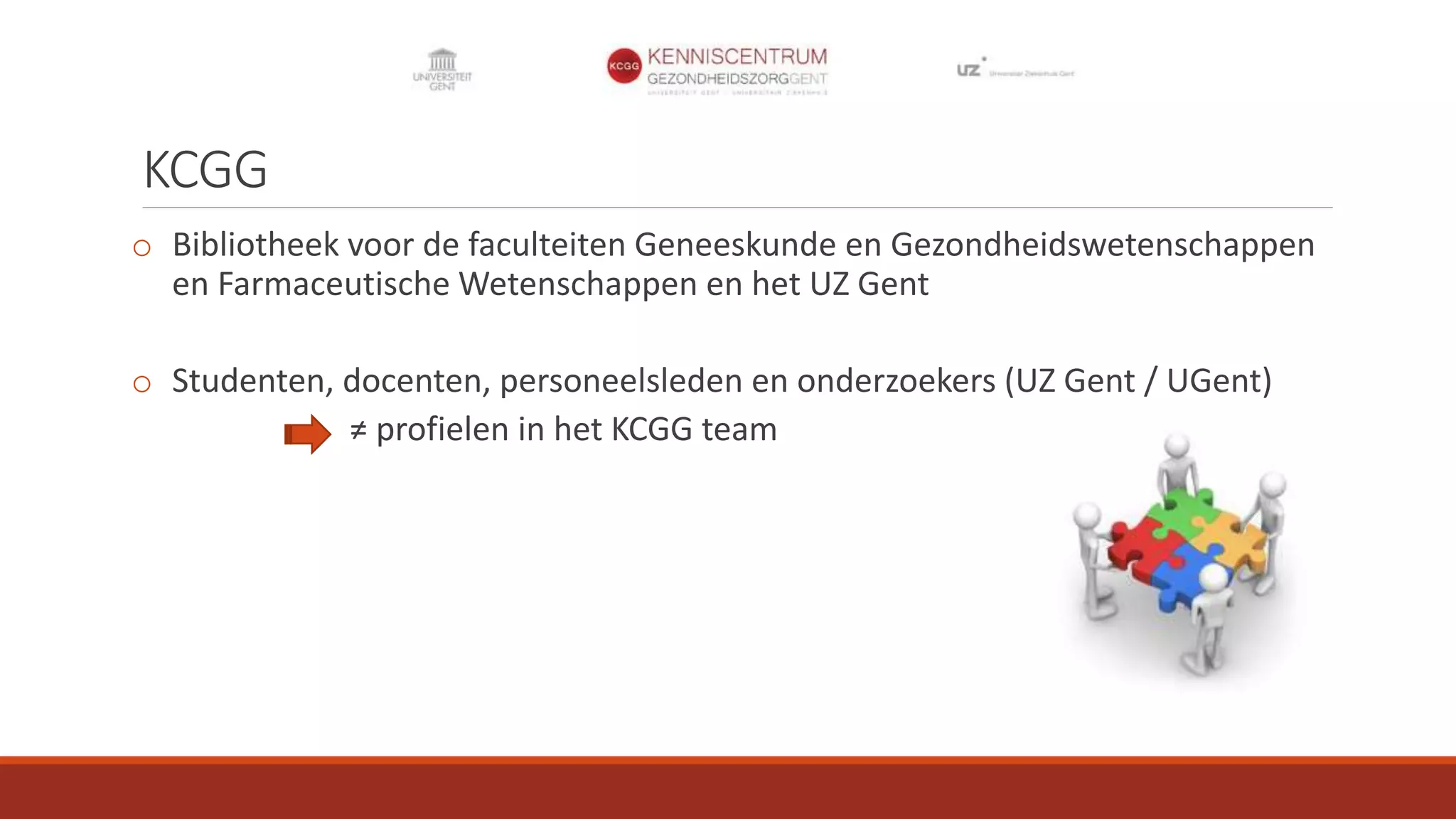 KCGG UGent - Nele Pauwels | PPTX