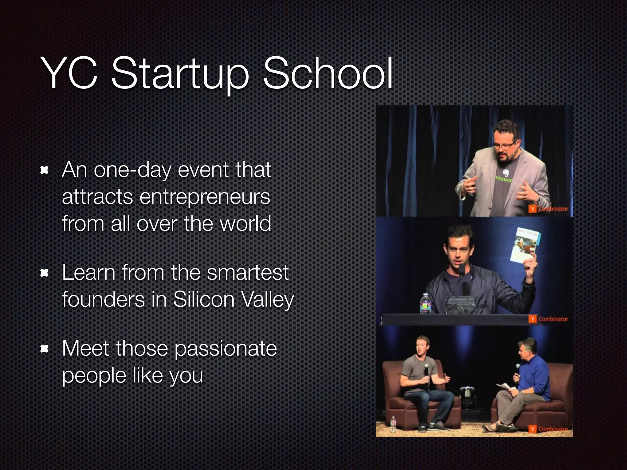YC Startup School 2016 Info sharing@inbetween international | PDF ...