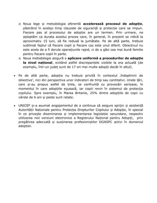 Discurs Sandie Blanchet media briefing adoptii | PDF