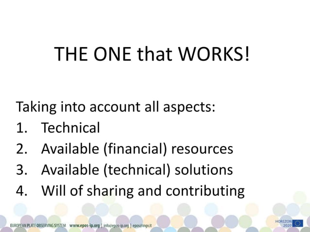 Designing TCS e-Infrastructure: data, metadata and architecture | PPTX | Databases | Computer ...