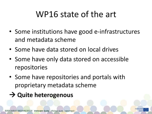 Designing TCS e-Infrastructure: data, metadata and architecture | PPTX | Databases | Computer ...