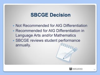 AIG Parent Presentation | PPTX