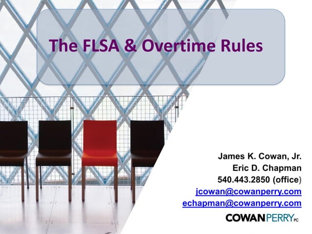 The FLSA & Overtime Rules | PDF | Business | Business and Finance