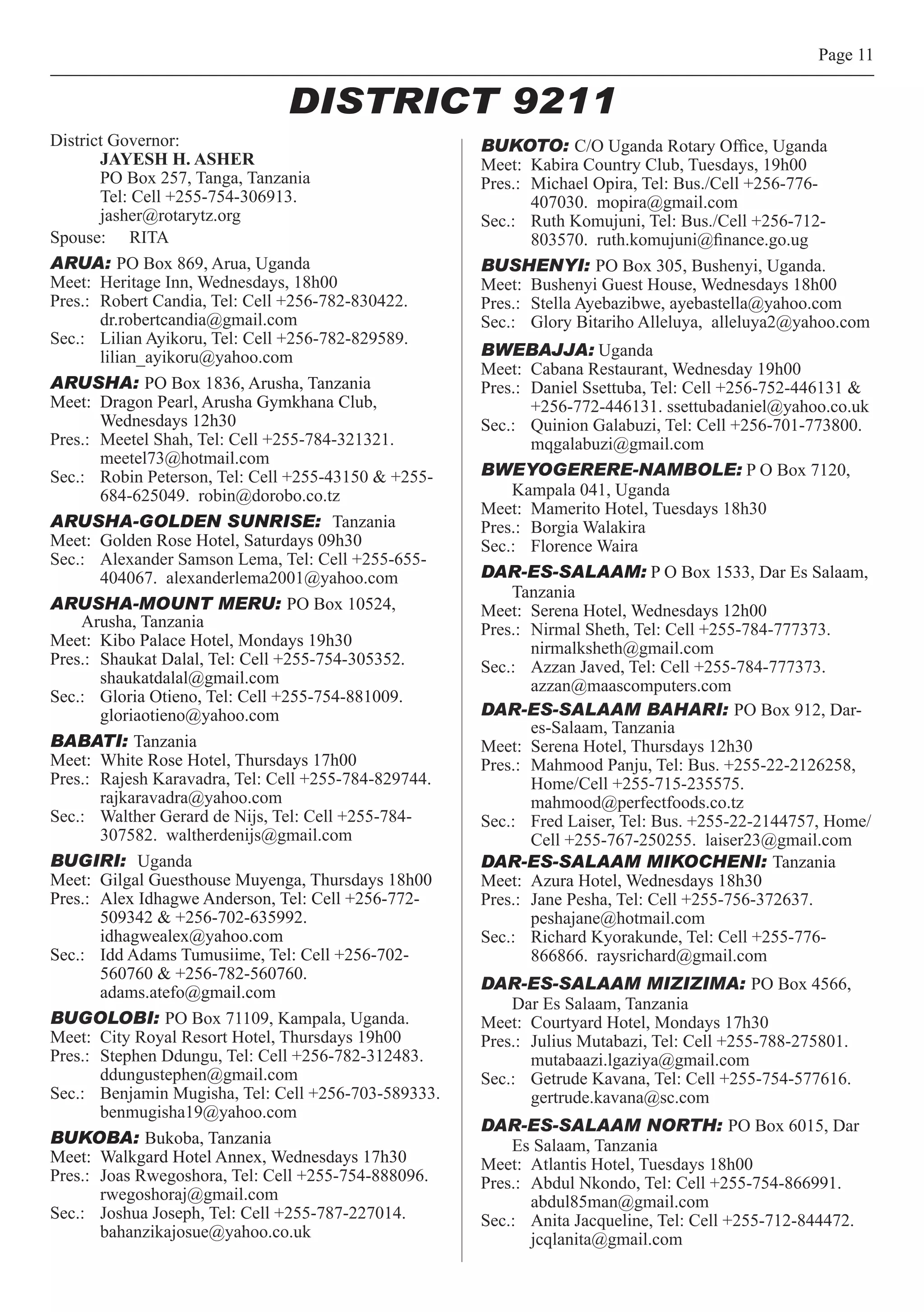 Which Club Meets Today | PDF