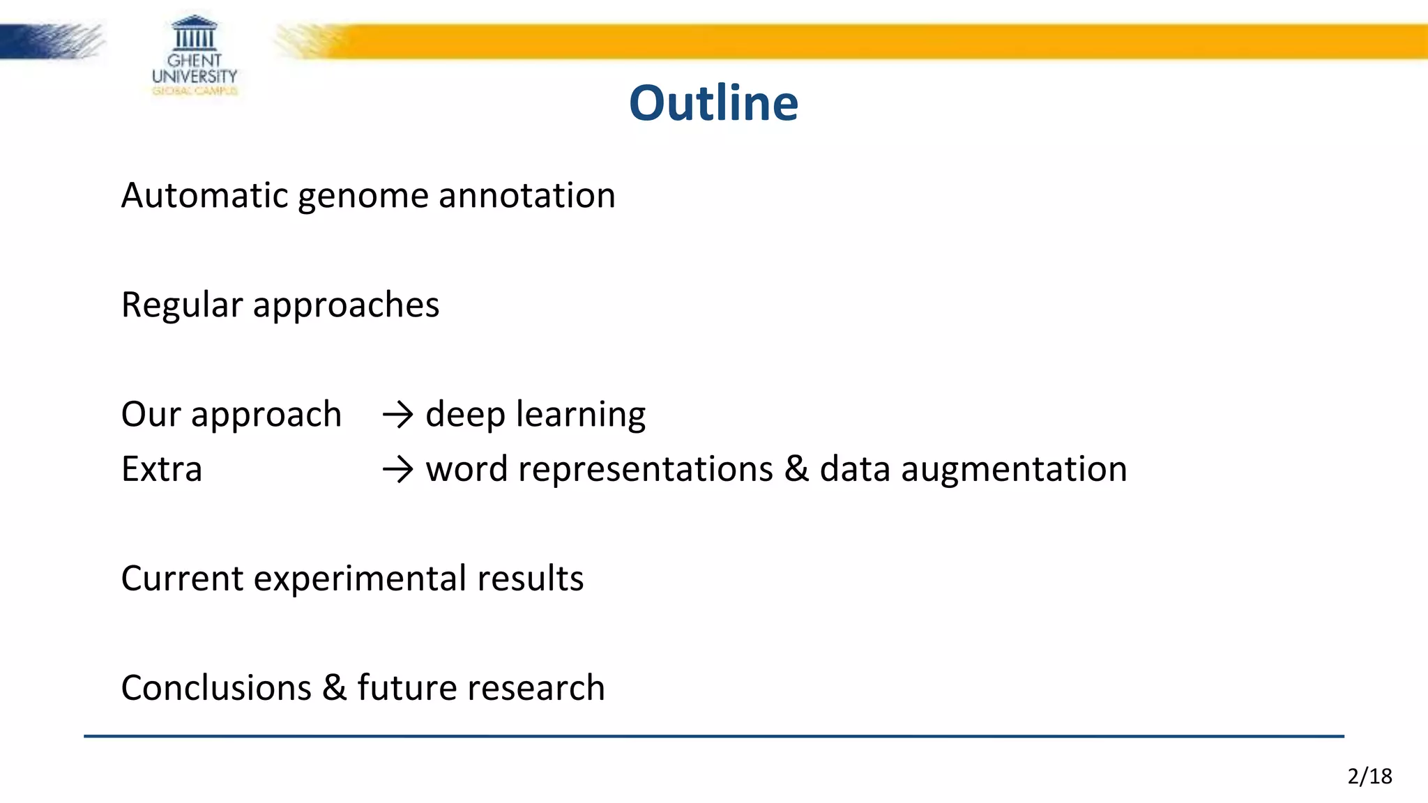 Towards Reading Genomic Data Using Deep Learning Driven Nlp Techniques Ppt