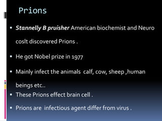 PRIONS AND VIROIDS | PPT