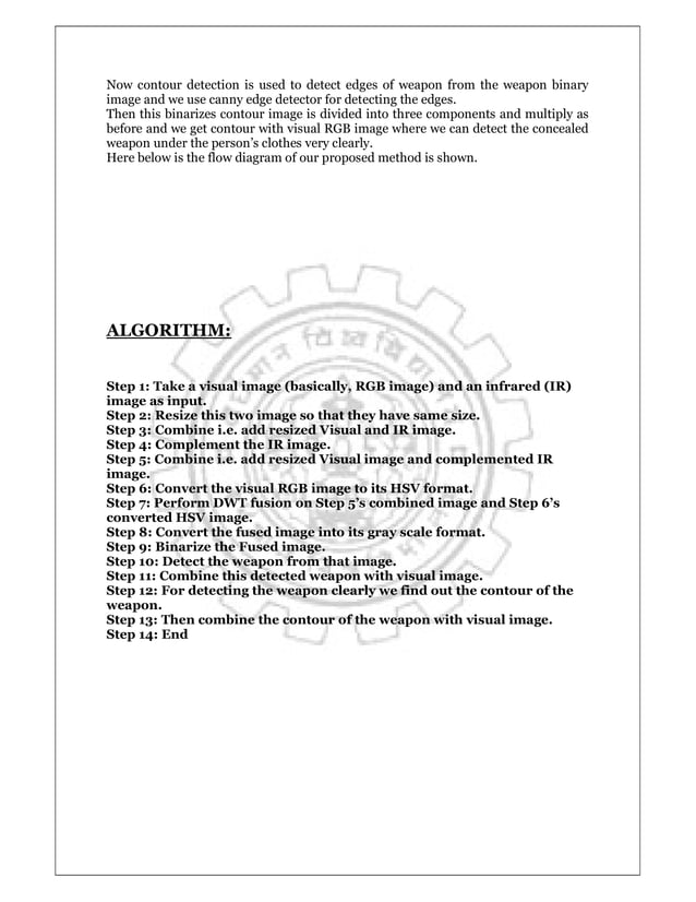 Concealed Weapon Detection | PDF