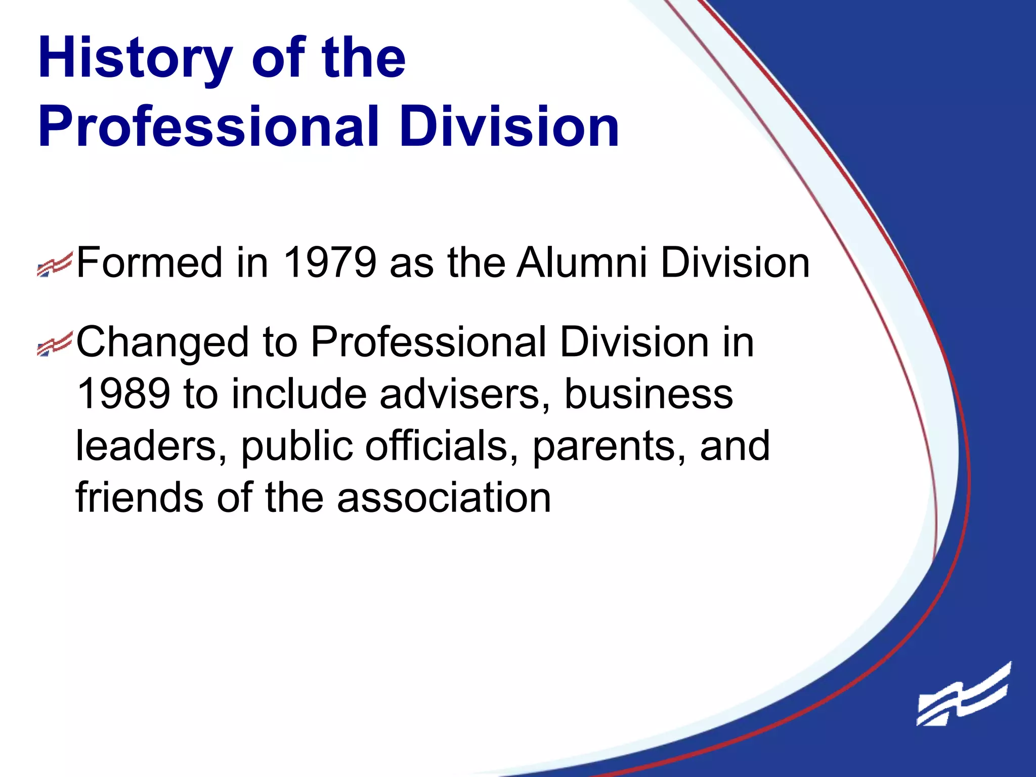 Professional Division Overview | PPT