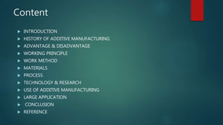 Additive Manufacturing(3d printing) | PPTX