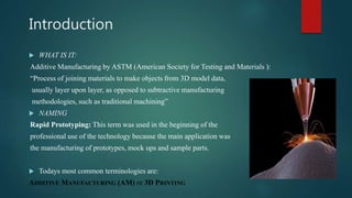 Additive Manufacturing(3d printing) | PPTX