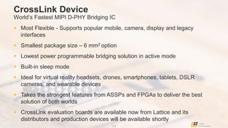 Introducing the CrossLink Programmable ASSP | PPT