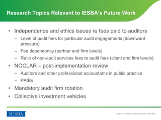 IESBA Update | PPTX