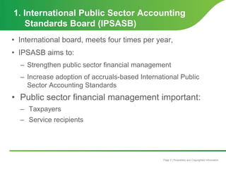 IPSASB Update | PPTX | Business | Business and Finance
