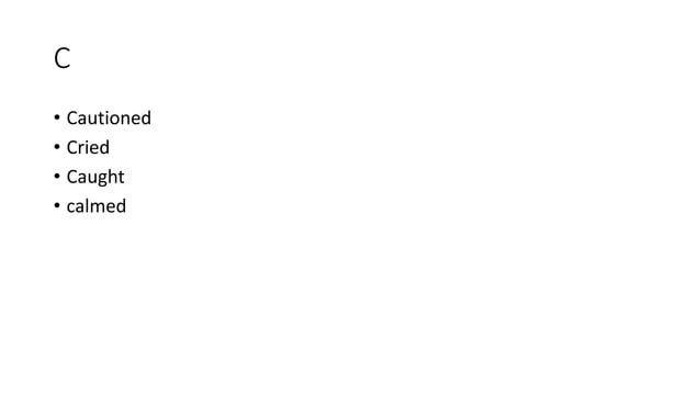 Alternative words for said | PPTX