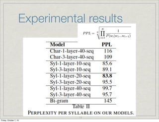 A Vietnamese Language Model Based on Recurrent Neural Network | PPT