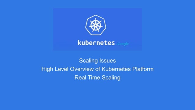 Kubernetes A Modern Approach For Scalable Infrastructure Pptx Cloud Computing Internet