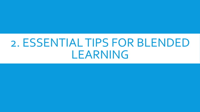 Simple Steps to Blended Learning | PPT