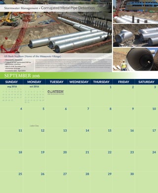 2016 Contech Calendar | PDF
