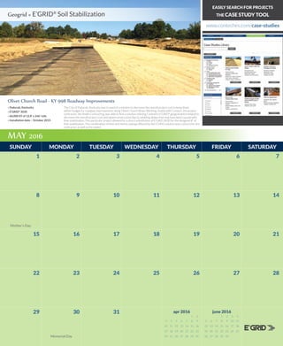 2016 Contech Calendar | PDF