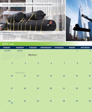 2016 Contech Calendar | PDF