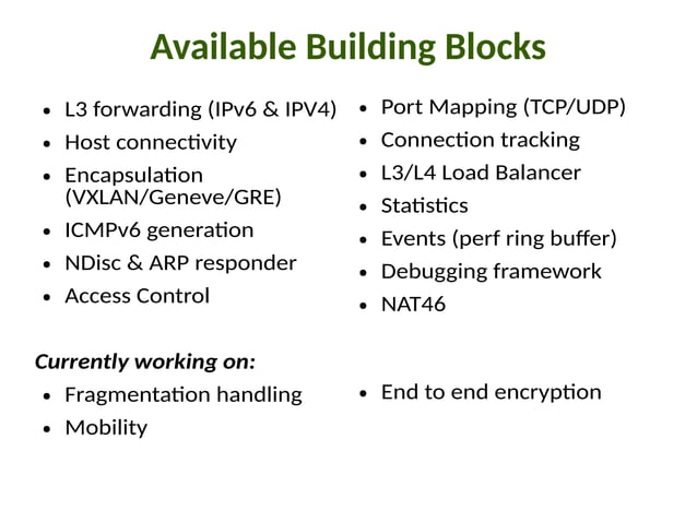 Cilium - Fast IPv6 Container Networking with BPF and XDP | PDF | Operating Systems | Computer ...
