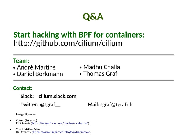 Cilium - Fast IPv6 Container Networking with BPF and XDP | PDF | Operating Systems | Computer ...