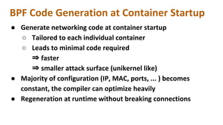 Cilium - Container Networking with BPF & XDP | PPT