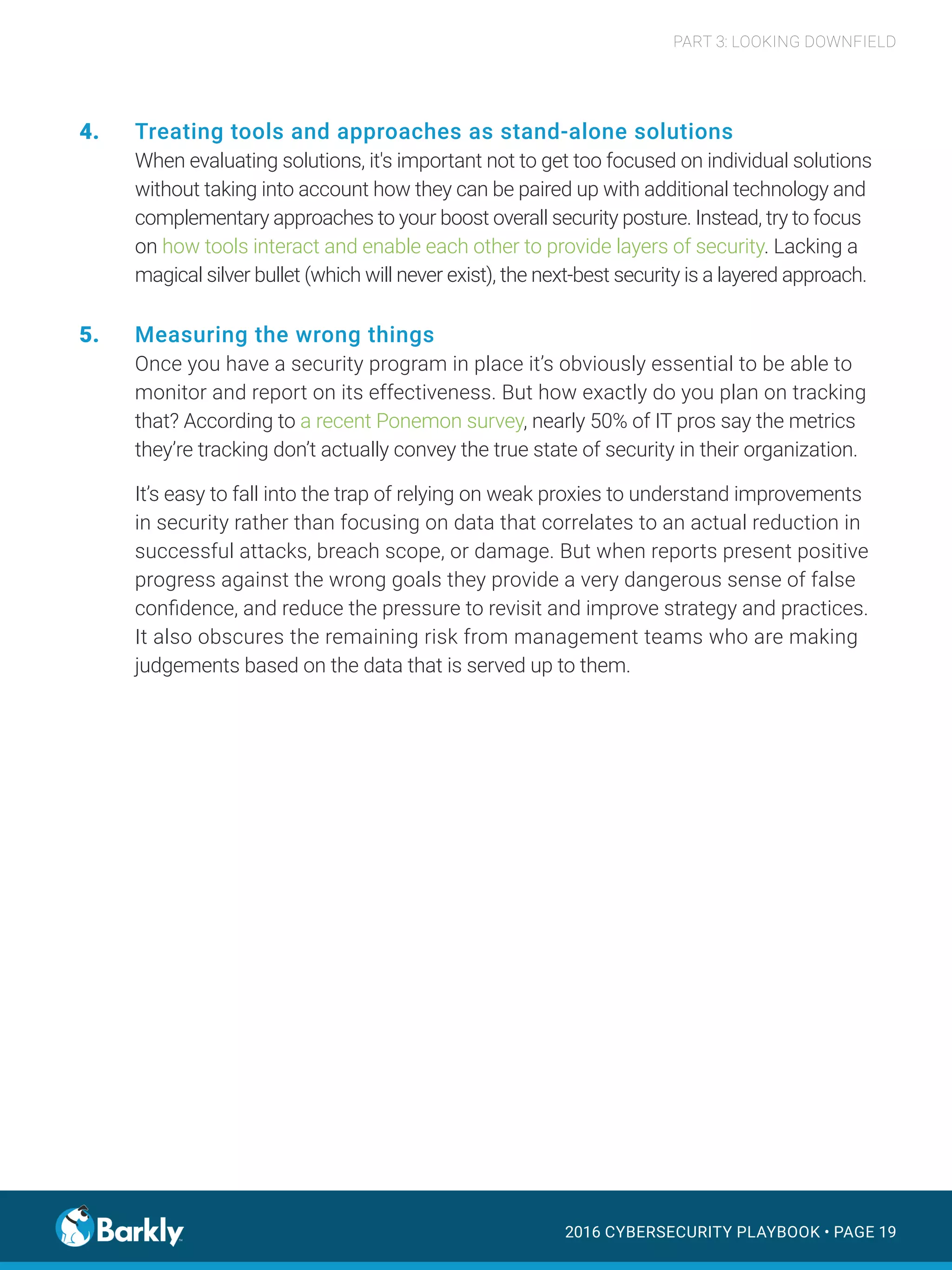 2016 CYBERSECURITY PLAYBOOK | PDF