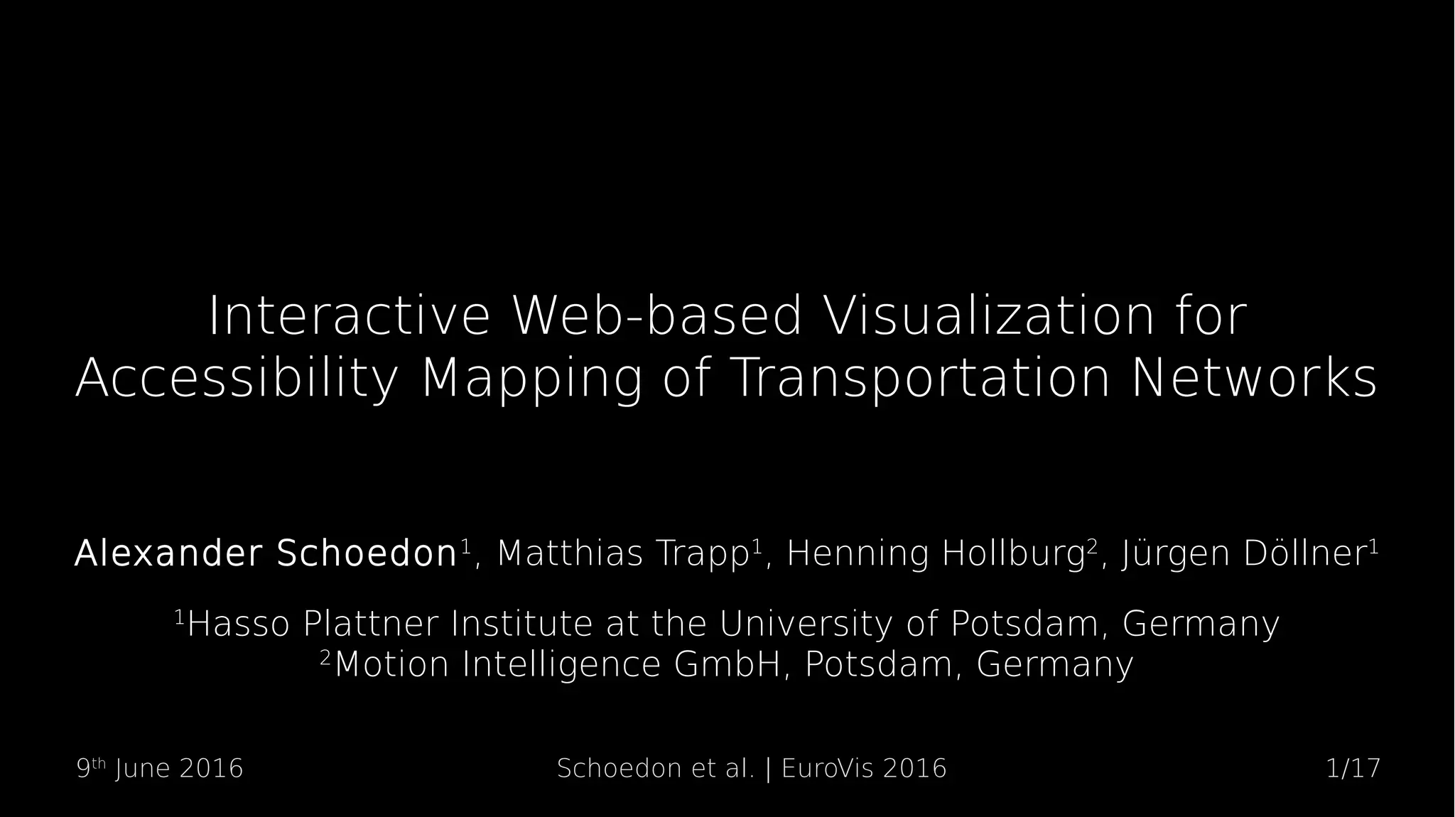 Interactive Web-based Visualization for Accessibility Mapping of ...