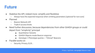 Beacon API | PPT