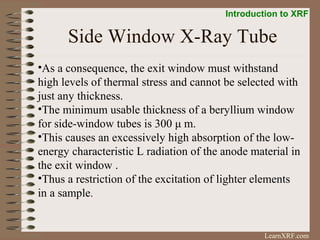 2018 HM XRF X-RAY FLUORESCENCE EMISSION -THEORY AND APPLICATION | PPT