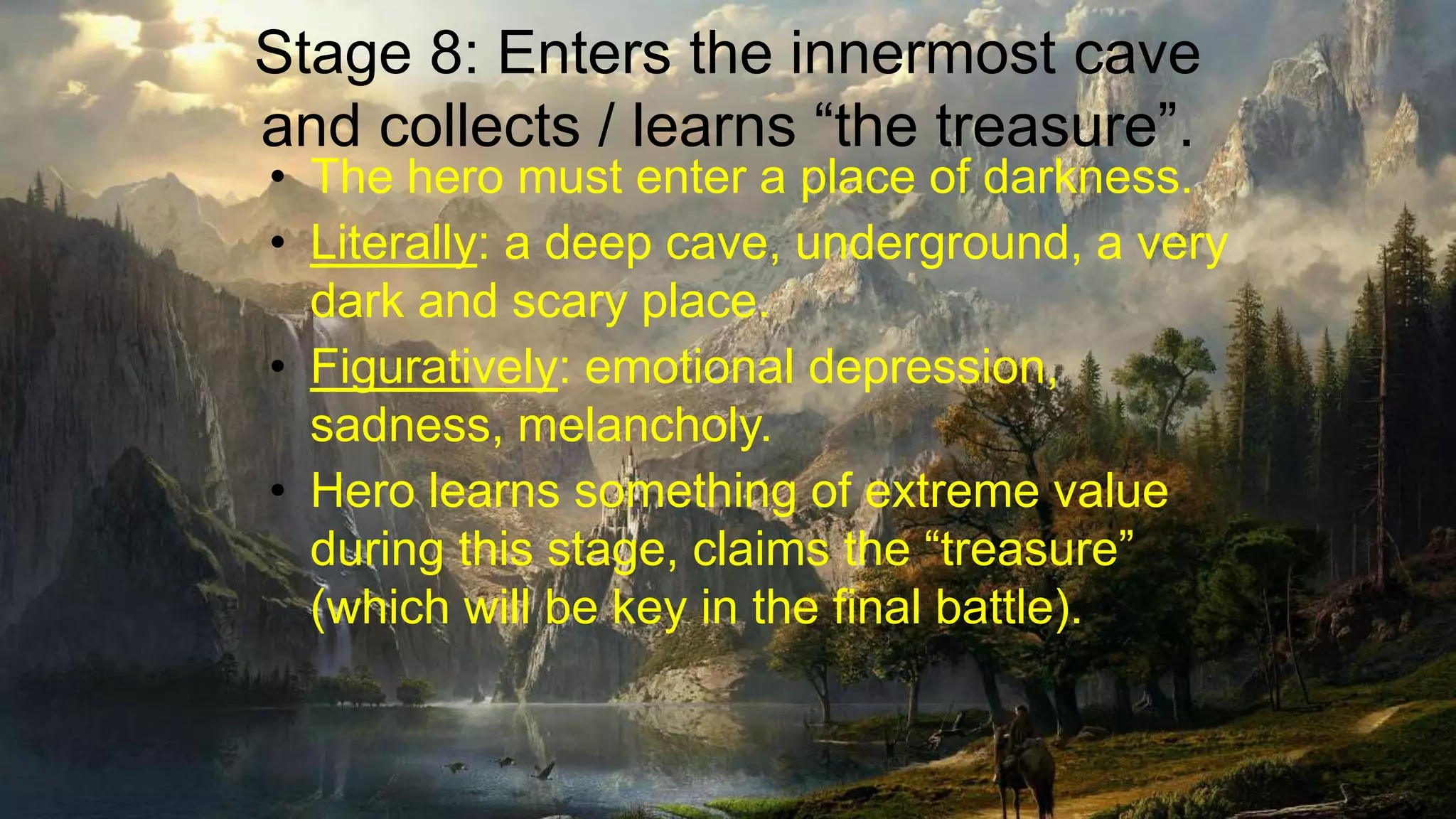 The 12 steps of the Heroes Journey - Joseph Campbell - Monomyth | PPTX