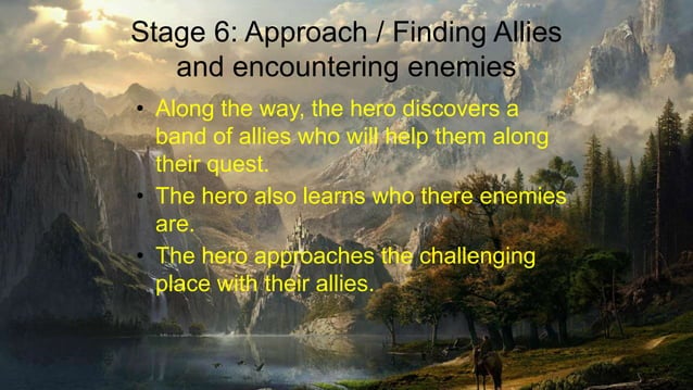 The 12 steps of the Heroes Journey - Joseph Campbell - Monomyth | PPTX