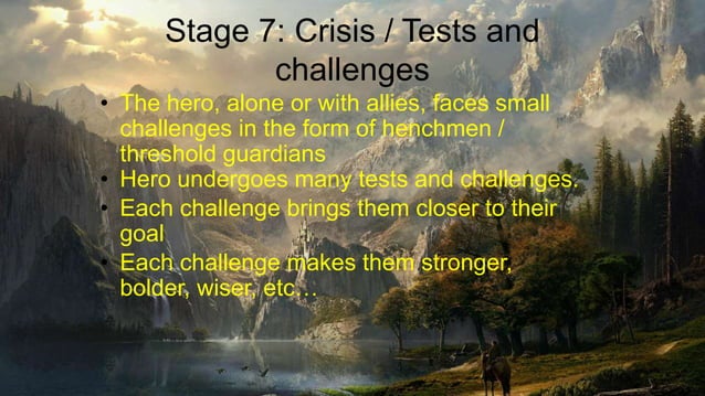 The 12 steps of the Heroes Journey - Joseph Campbell - Monomyth | PPTX