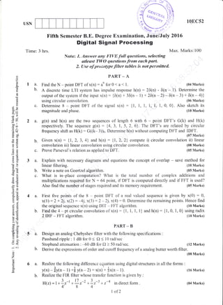 5th Semeste Electronics and Communication Engineering (June-2016 ...