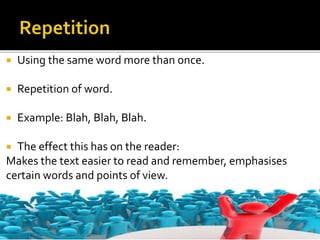 Persuasive Language Techniques List | PPTX