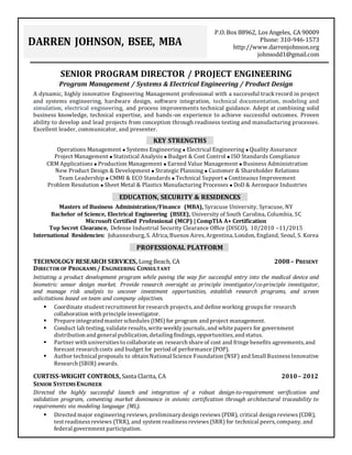 Resume- Director of Engineering | DOCX