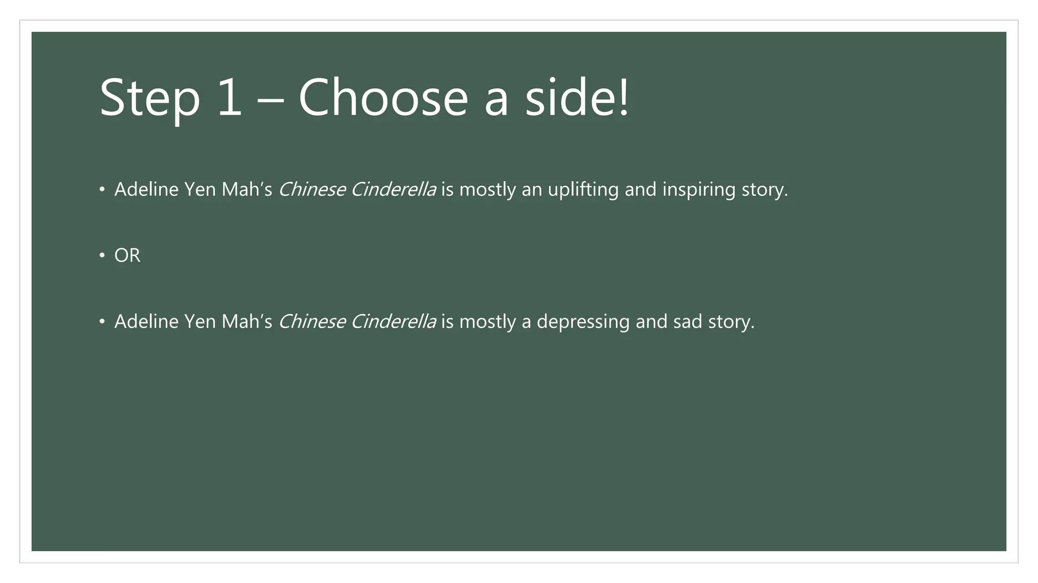 2016: quotes to use for chinese cinderella | PPT | Free Download