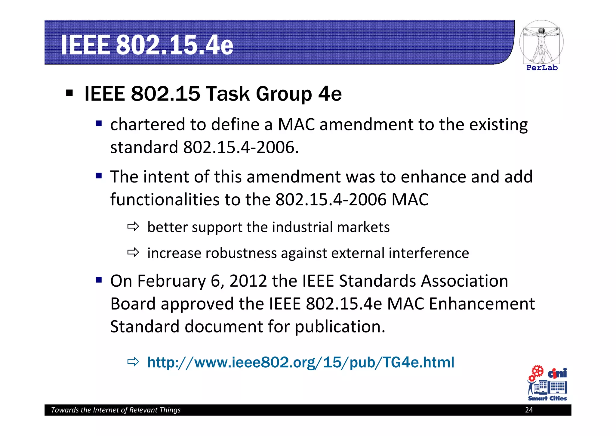Tutorial on IEEE 802.15.4e standard | PDF