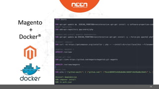 Super-scaling Magento with Docker, micro-services and micro-costs | PPTX