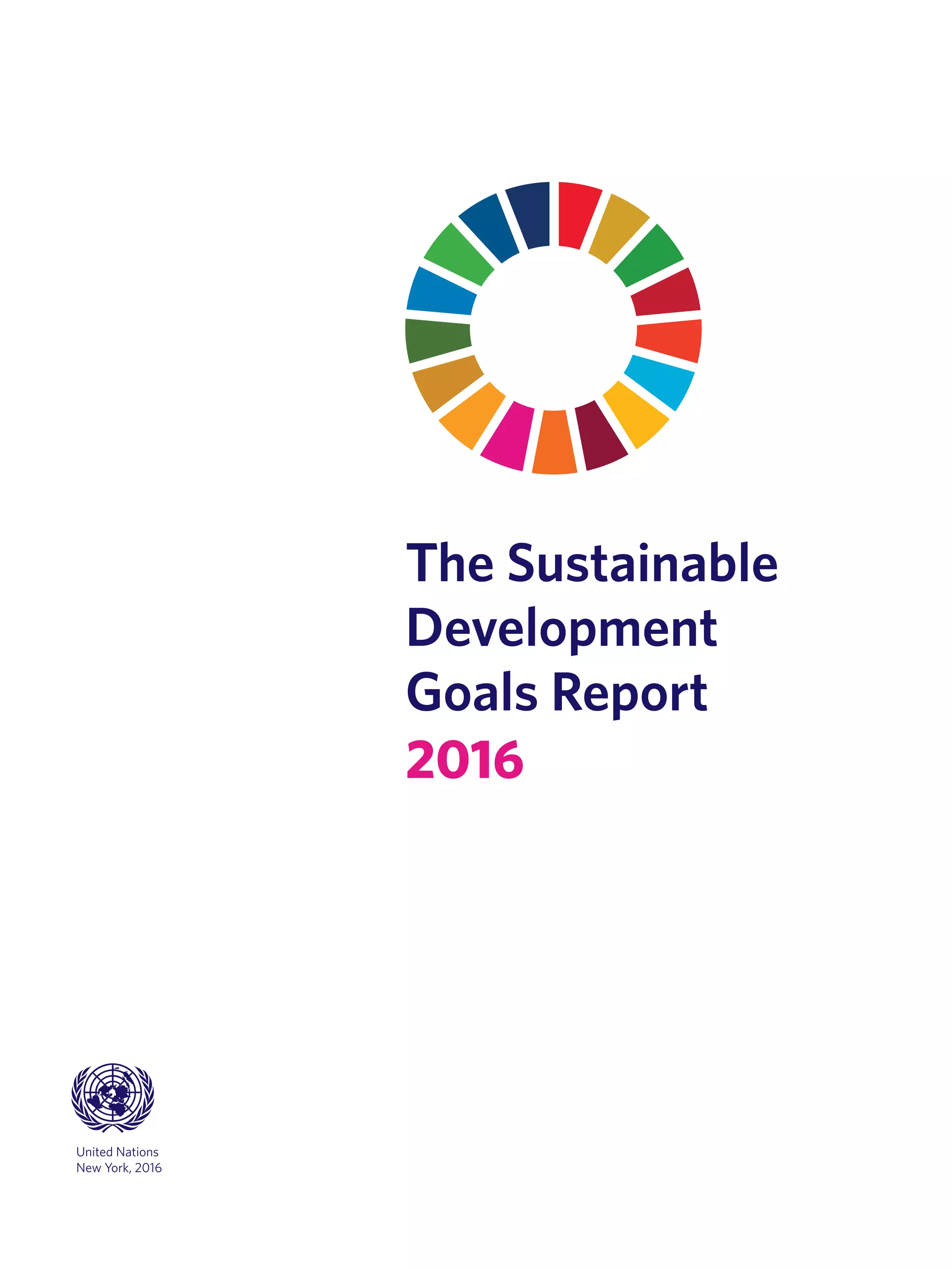 2016 the-sustainable-development-goals-report-2016 from the UN | PDF