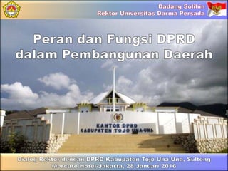 Peran dan Fungsi DPRD dalam Pembangunan Daerah | PDF