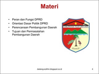 Peran dan Fungsi DPRD dalam Pembangunan Daerah | PDF