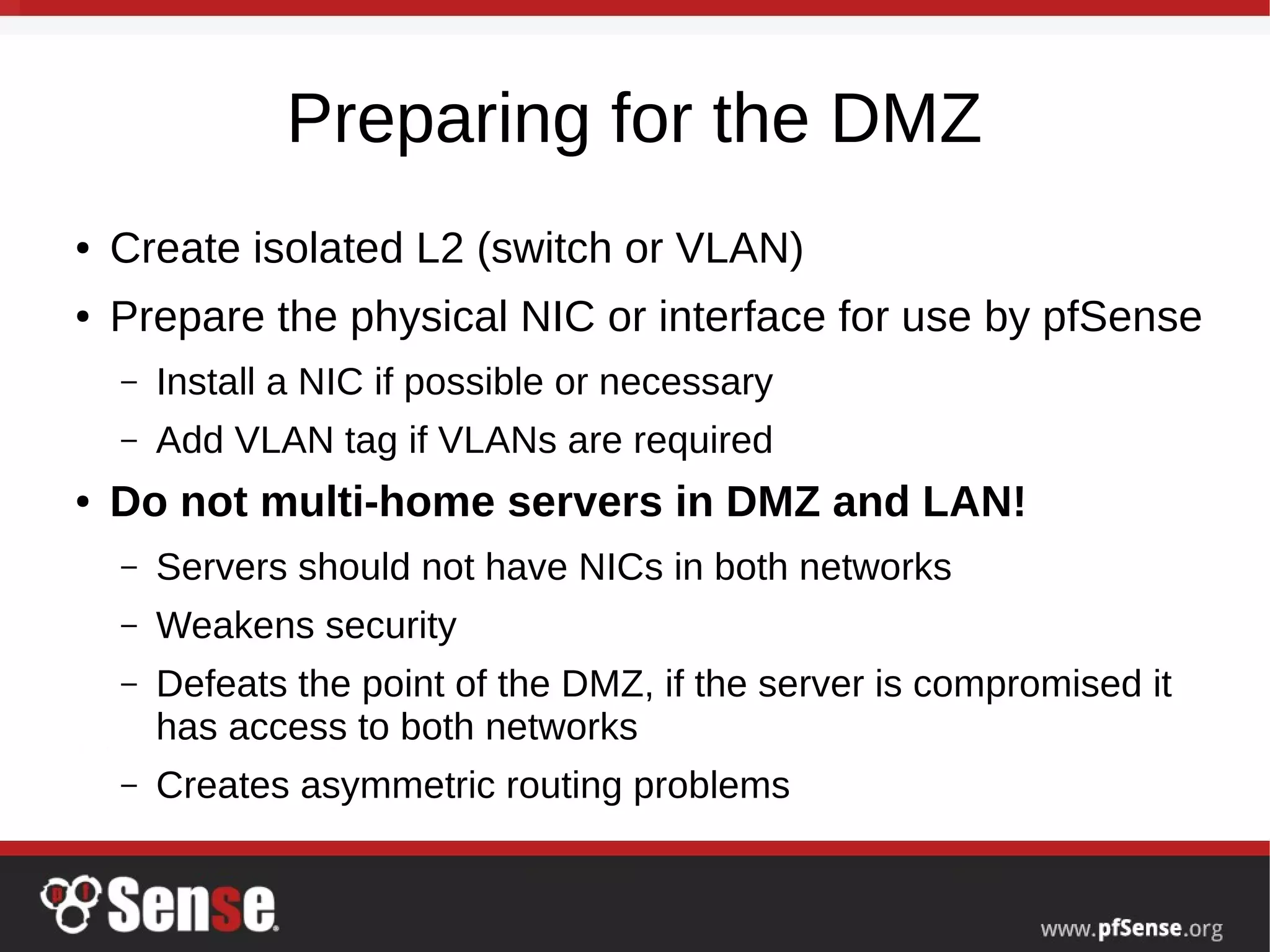 Creating a DMZ - pfSense Hangout January 2016 | PDF | Computer ...