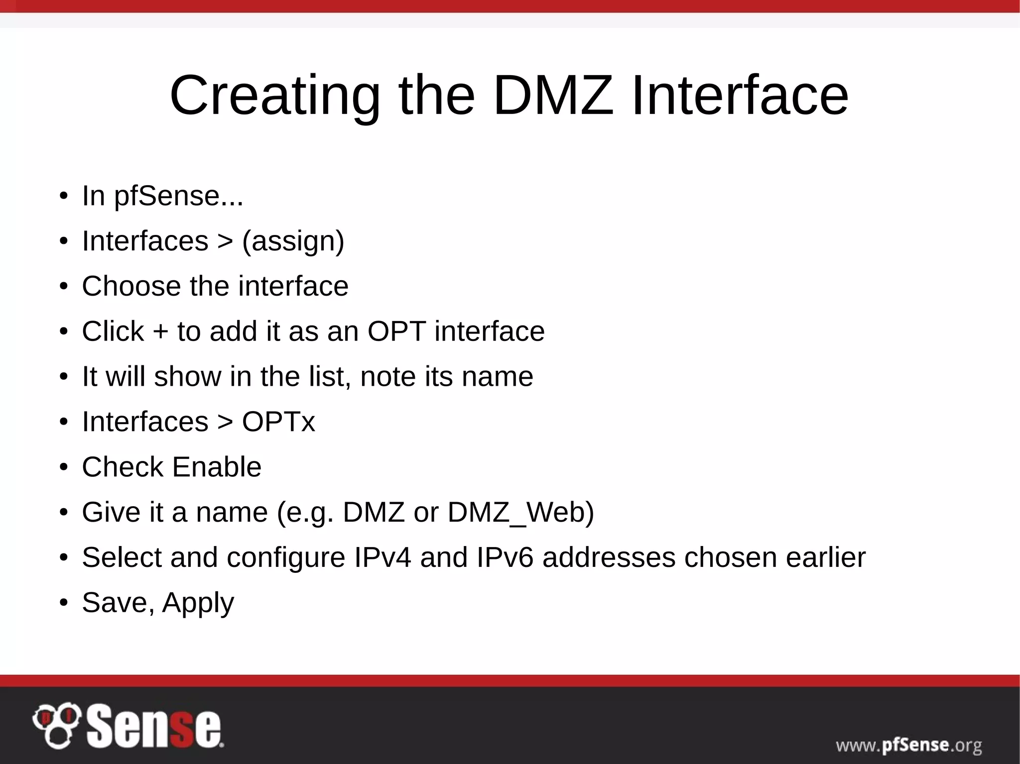 Creating a DMZ - pfSense Hangout January 2016 | PDF | Computer Networking | Computing