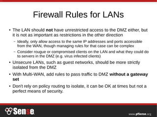 Creating a DMZ - pfSense Hangout January 2016 | PDF | Computer ...
